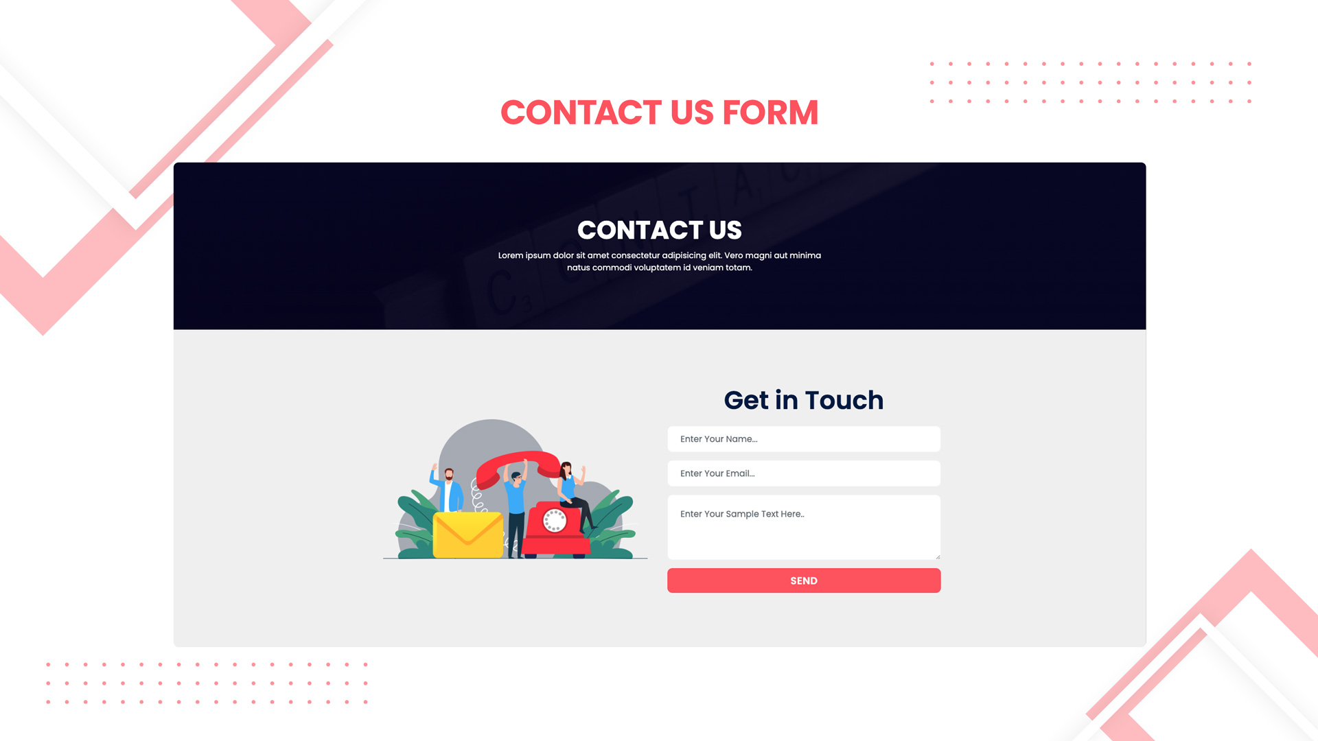 Modern Contact Section Style 01 - kitsWind