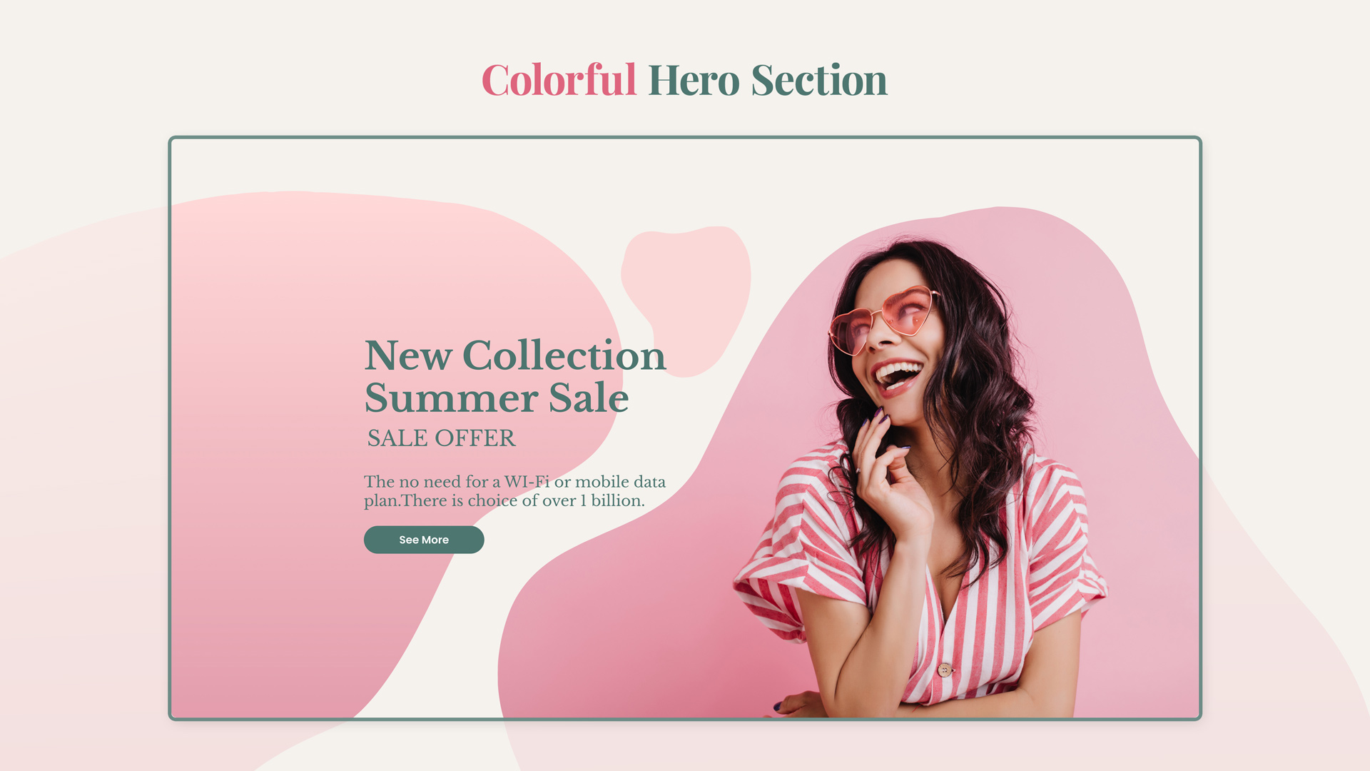 Colorful Hero Section Style 01 - kitsWind