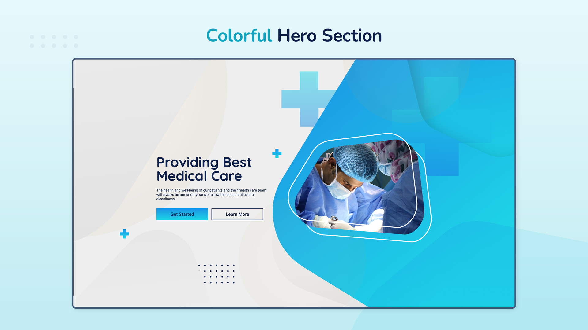 Colorful Hero Section Style 03 - kitsWind