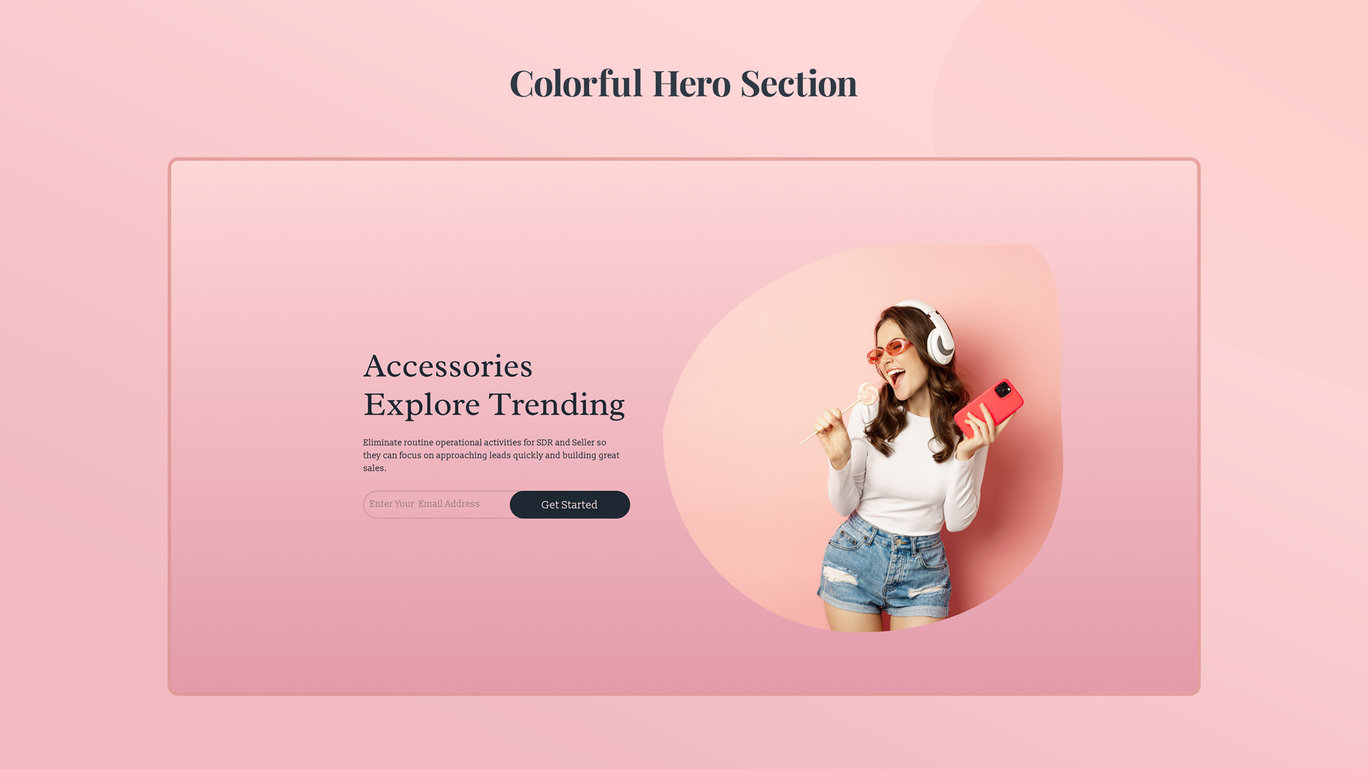 Colorful Hero Section Style 04 - kitsWind