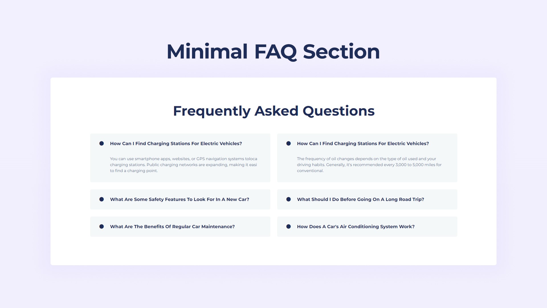 Minimal FAQ Section Style 01 - kitsWind Minimal FAQ Section Style 01 - kitsWind
