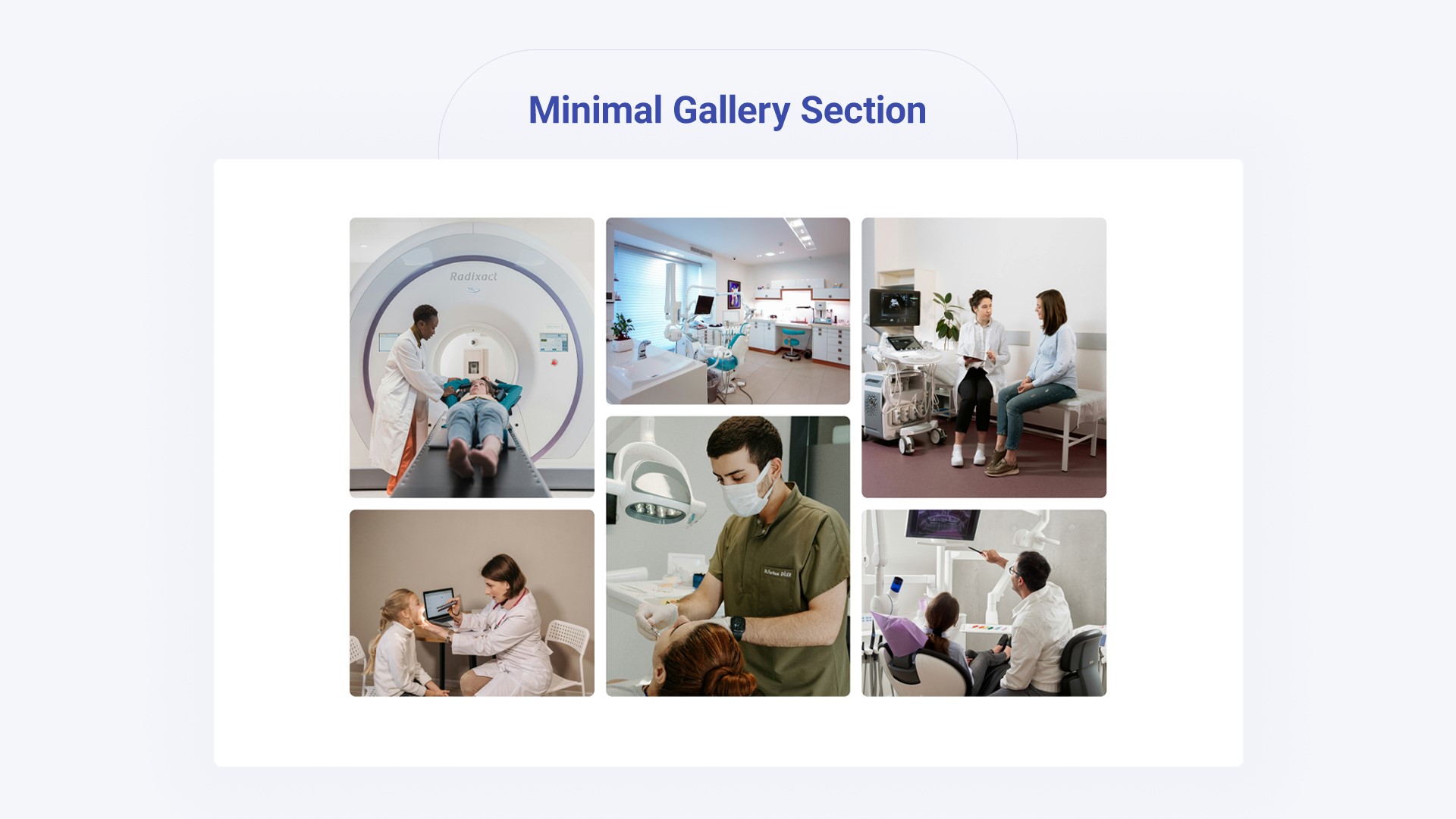 Minimal Gallery Section Style 12 - kitsWind