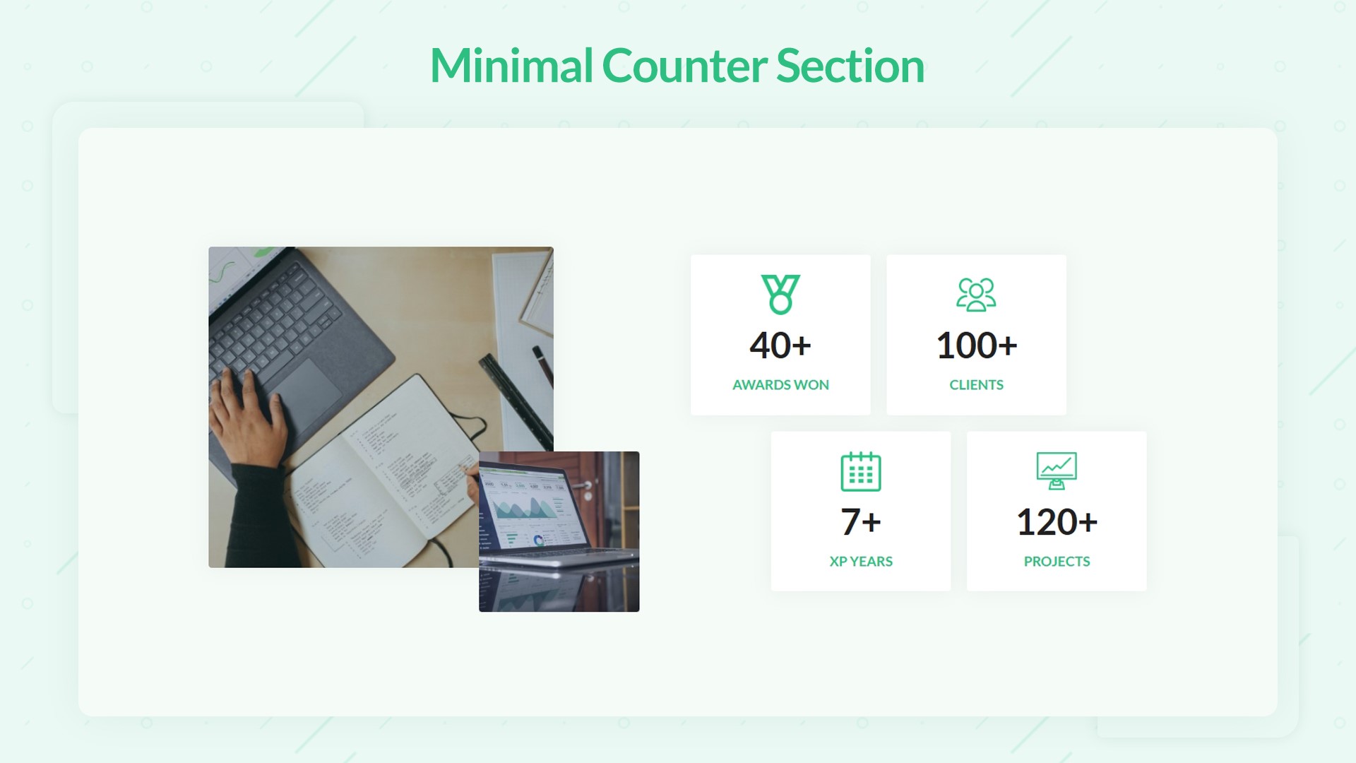 Minimal Counter Section Style 01 - kitsWind