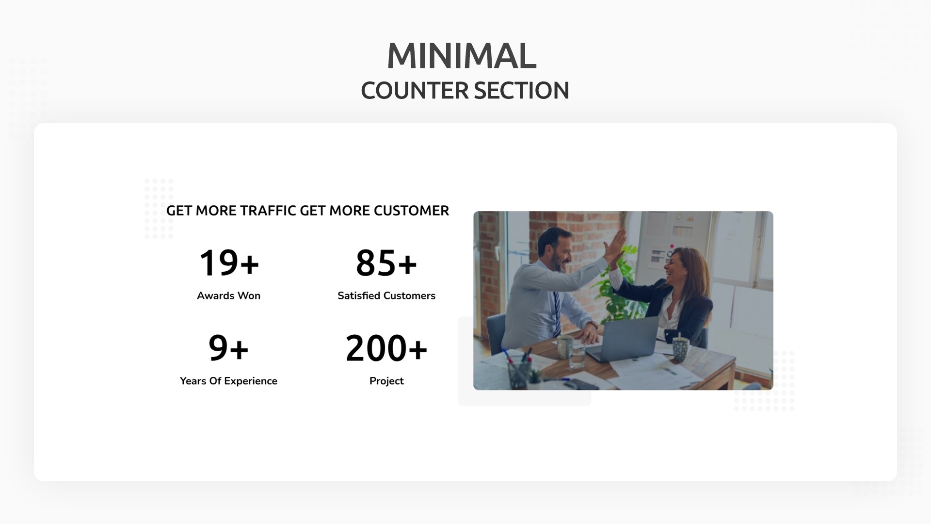 Minimal Counter Section Style 04 - kitsWind