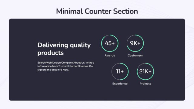 Minimal Counter Section Style 05 - kitsWind