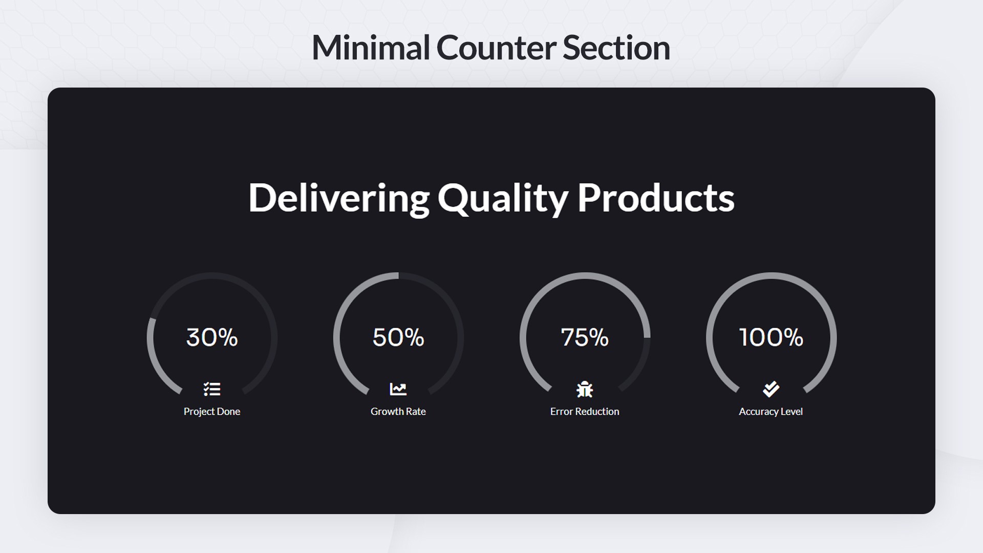 Minimal Counter Section Style 07 - kitsWind