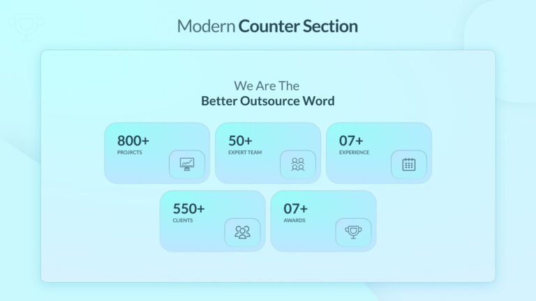 Modern Counter Section Style 01 - kitsWind