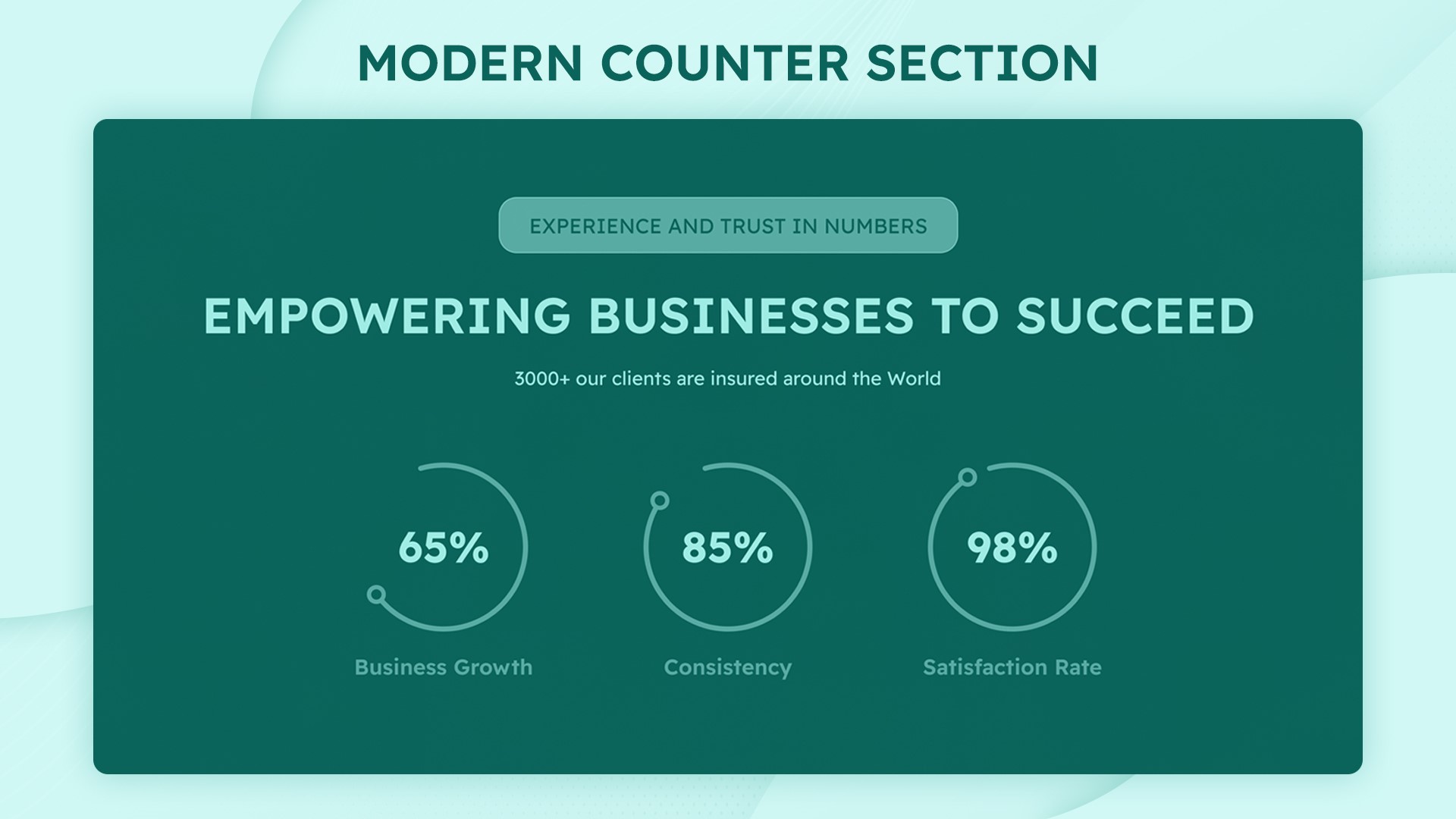 Modern Counter Section Style 04 - kitsWind
