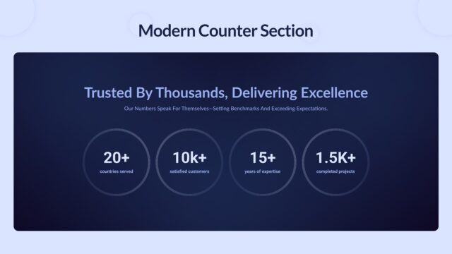 Modern Counter Section Style 06 - kitsWind
