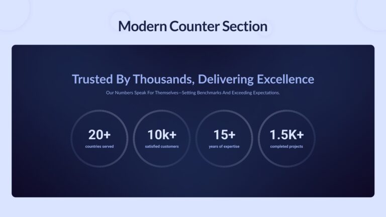 Modern Counter Section Style 06 - kitsWind