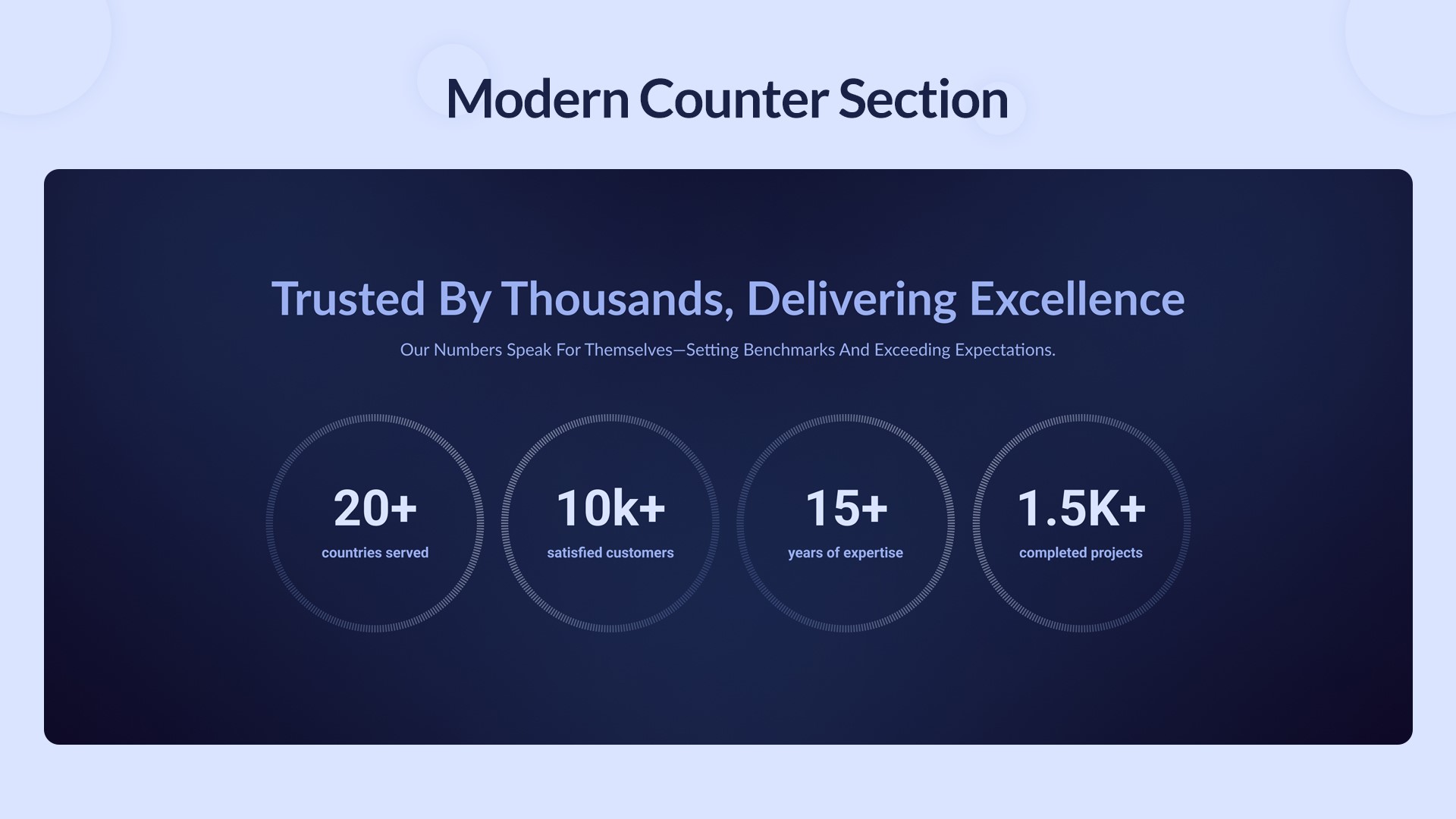 Modern Counter Section Style 06 - kitsWind