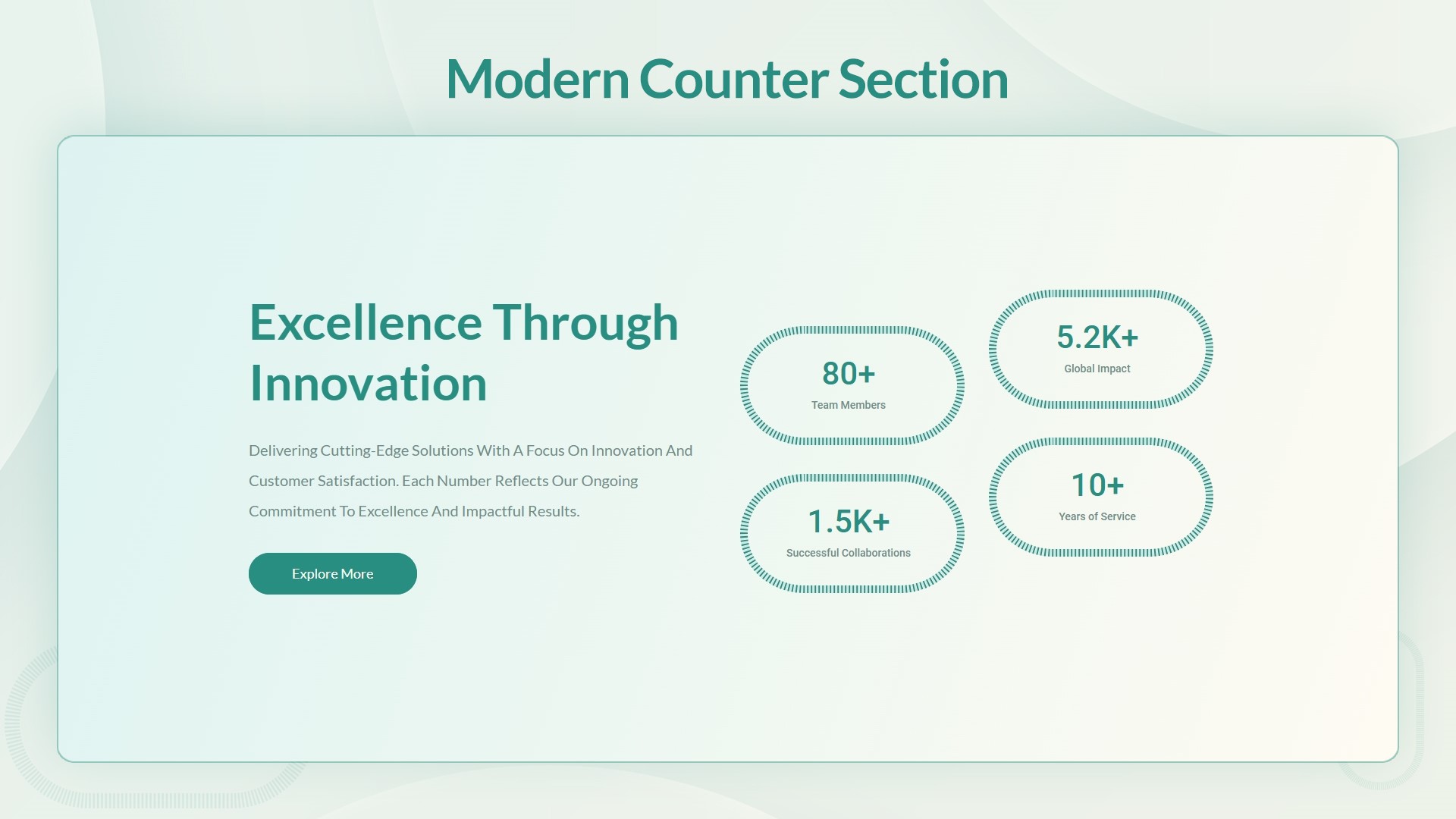 Modern Counter Section Style 07 - kitsWind