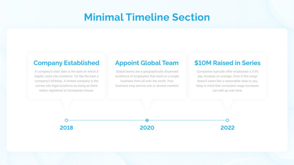 Minimal Timeline Section Style 01 - kitsWind